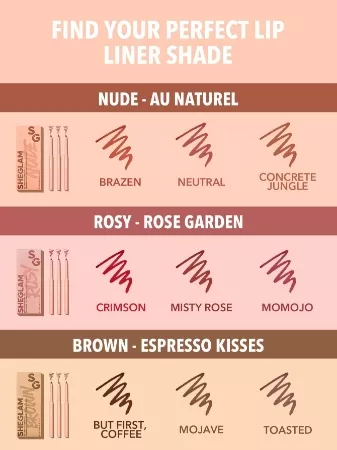 SHEGLAM So Lippy Lip Liner Set: Define & Prime Your Lips for All-Day ...